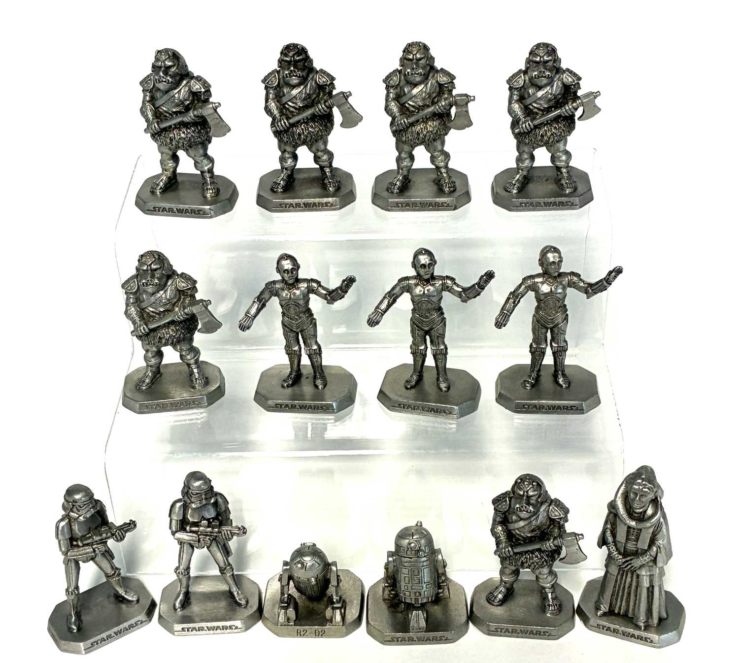 Lot 309 - Rawcliffe Star Wars Pewter figurines x 14