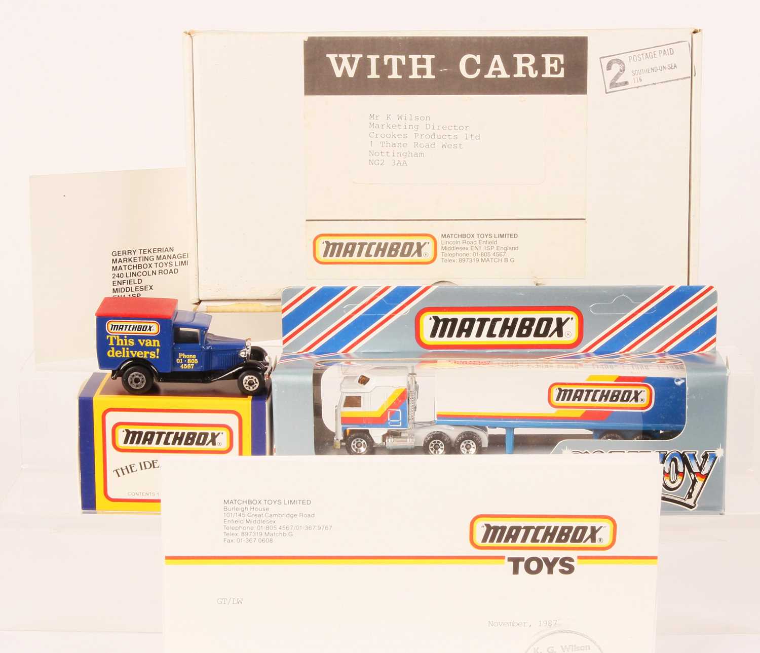 Lot 151 - Matchbox "1988 Premium Promotion" Mailshot