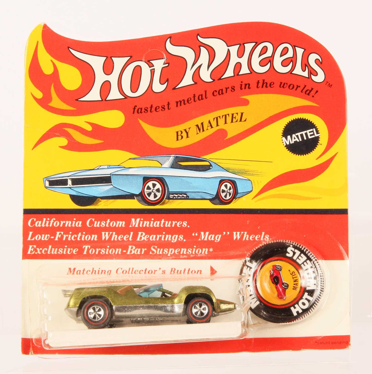 Lot 619 - Hot Wheels Redline Mantis Spectraflame Olive