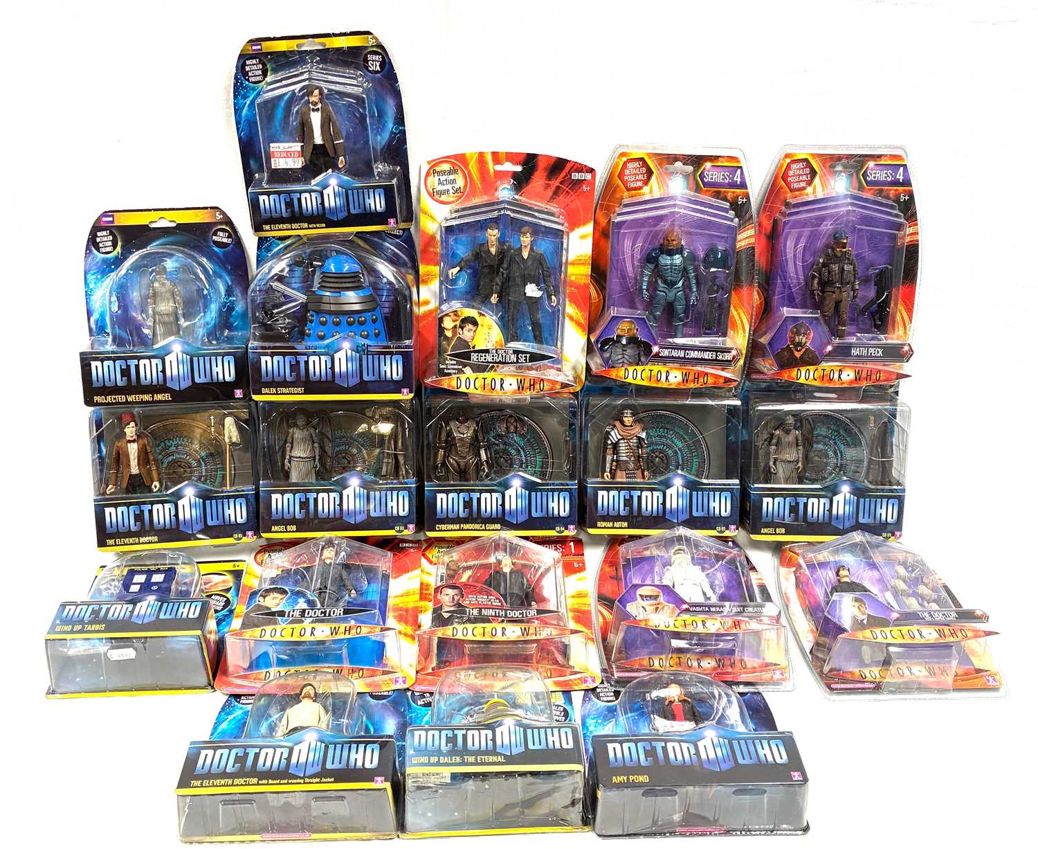 Lot 181 - Character Options Doctor Who figures x 19
