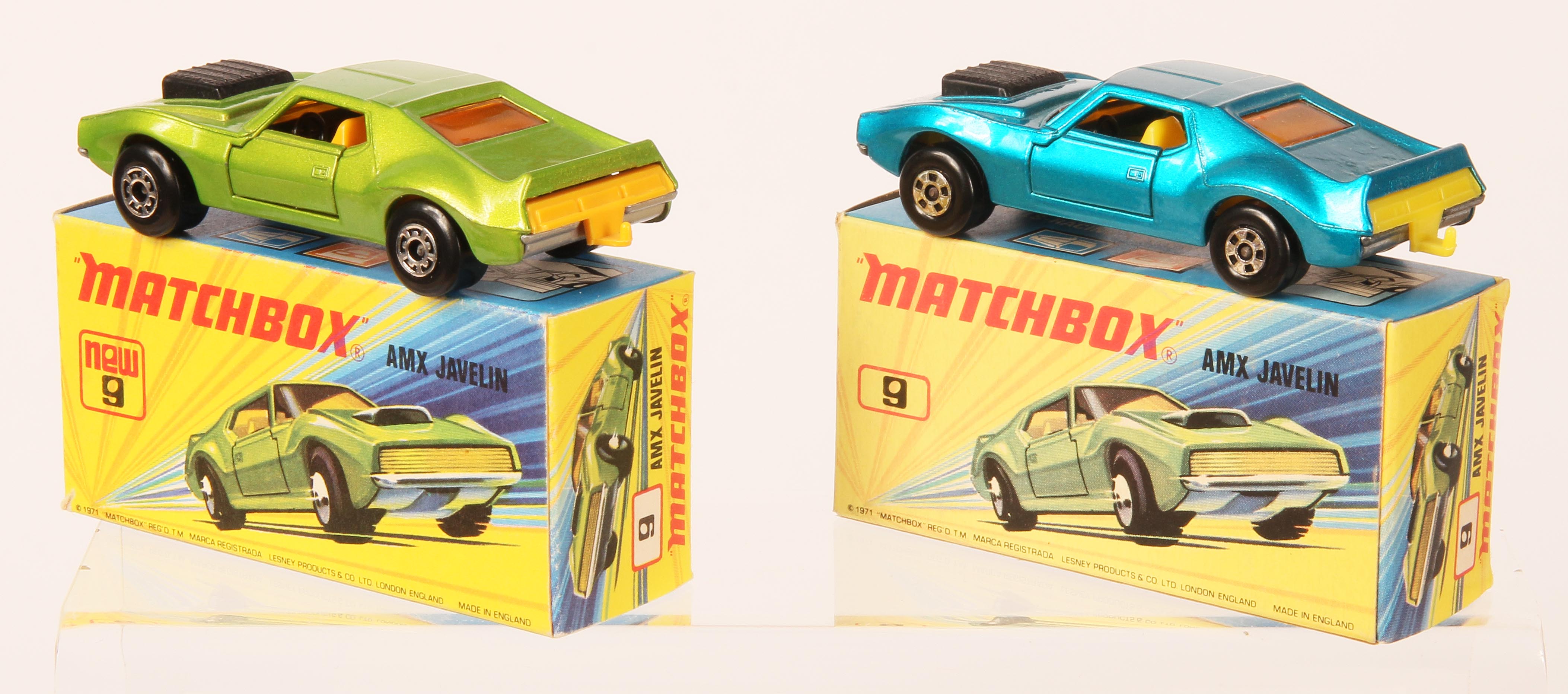 Lot 368 - Matchbox Superfast 2 x 9b AMX Javelin