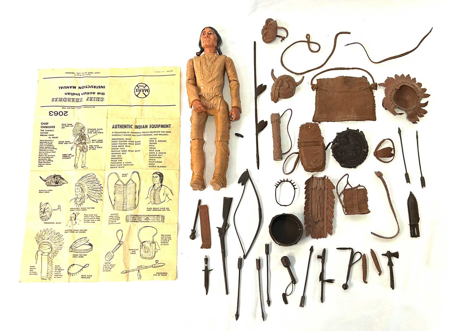 Lot 522 - Marx Toys vintage Chief Cherokee The Action