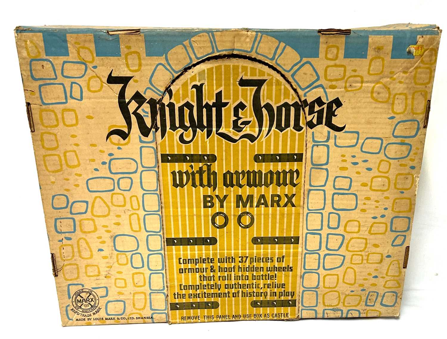 Lot 523 - Marx Toys vintage Knight & Horse with Armour