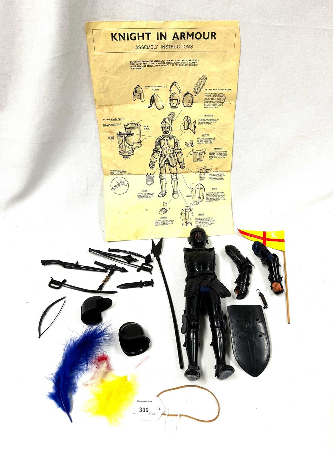 Lot 300 - Marx Toys vintage Sir Cedric Black Knight