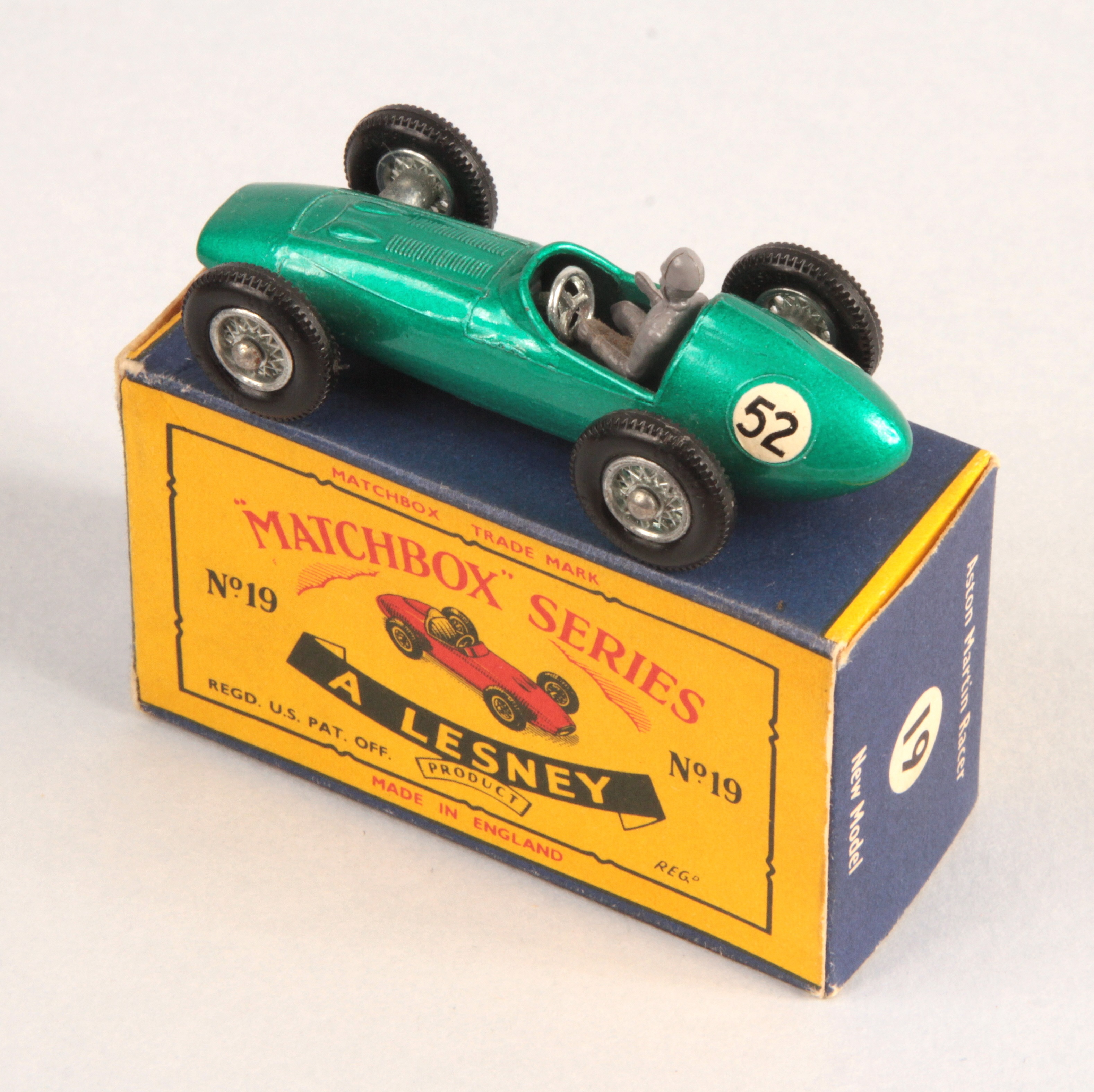Lot 76 - Matchbox Regular Wheels 19c Aston Martin DBR5