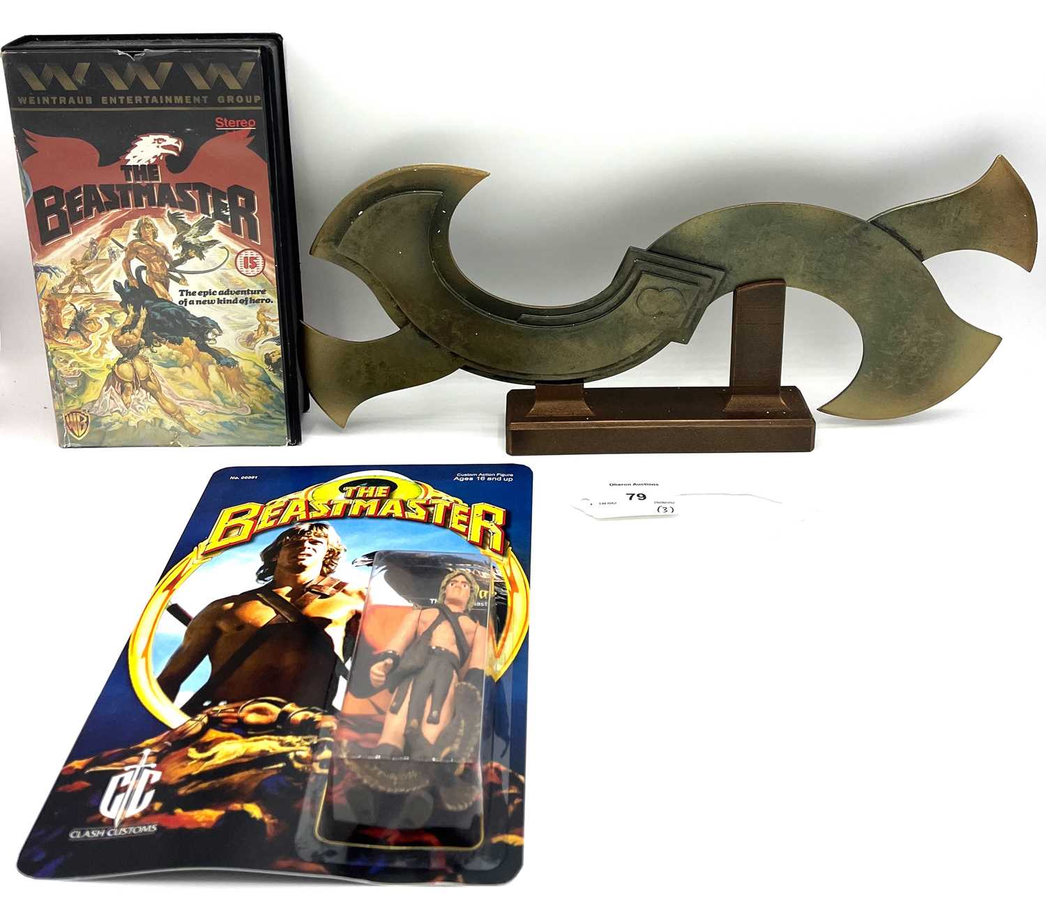 Lot 79 - Clash Customs Beastmaster Dar 3 3/4" figure,