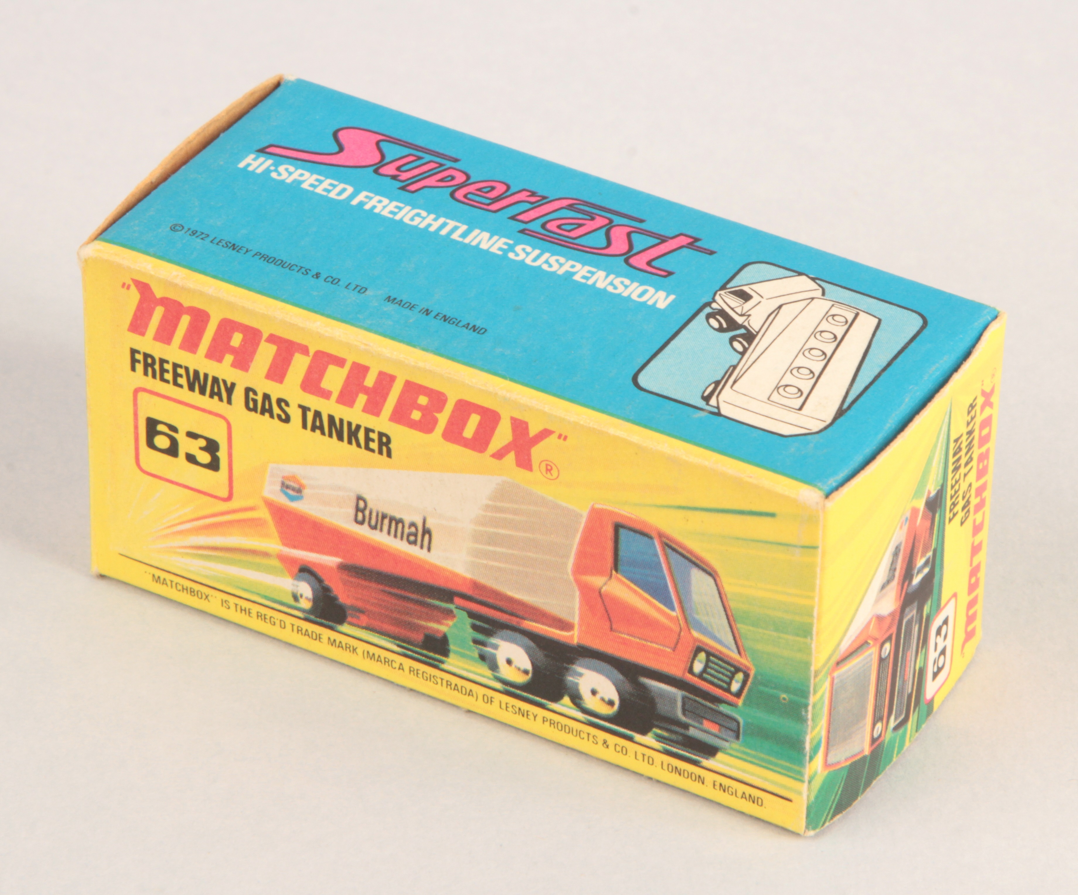 Lot 486 - Matchbox Superfast 63b Freeway Gas Tanker